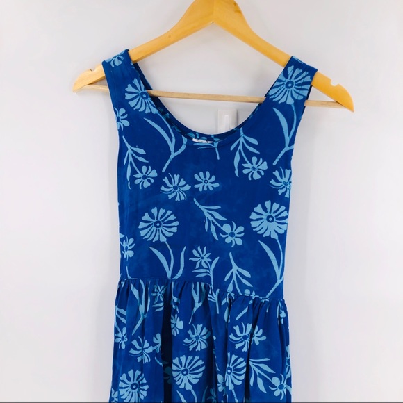 Maui Designs | Dresses | Maui Design Hawaiian Floral Sleeveless Maxi ...